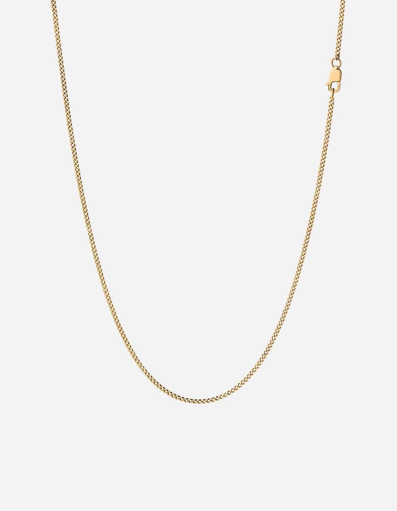 2mm Cuban Chain Necklace Gold Men's | Miansai