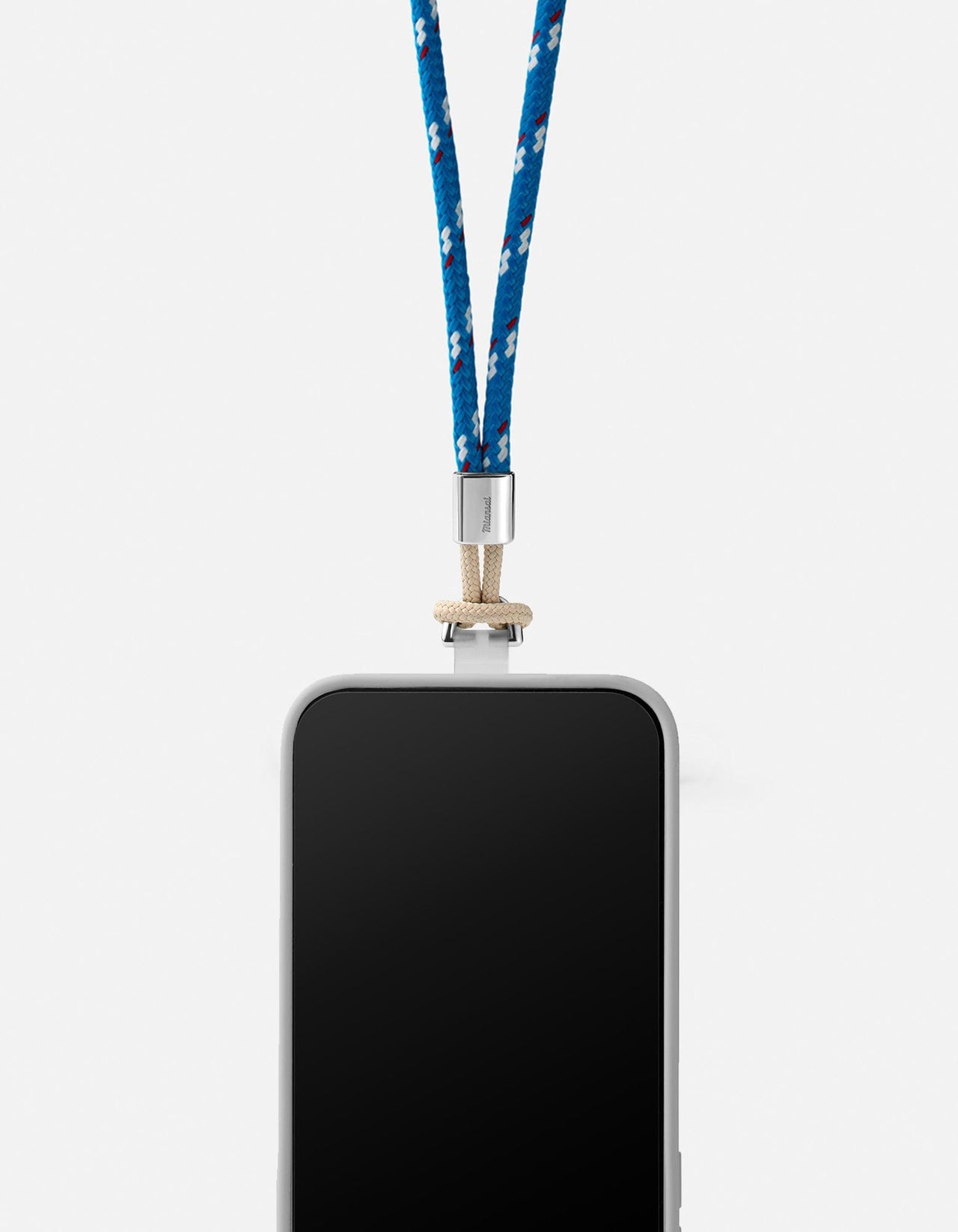 Rope Phone Strap, Sterling Silver | Men's Phone Cords | Miansai