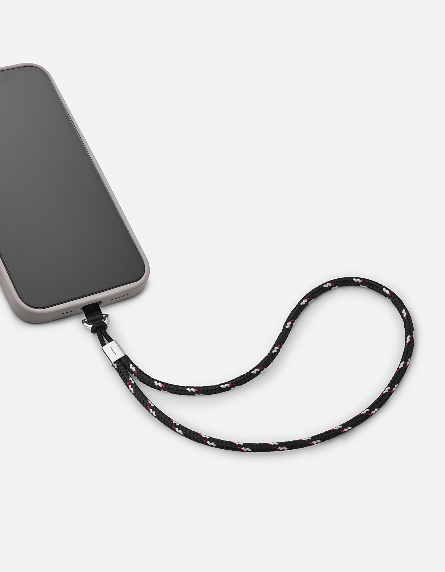 Rope Phone Strap, Sterling Silver | Men's Phone Cords | Miansai
