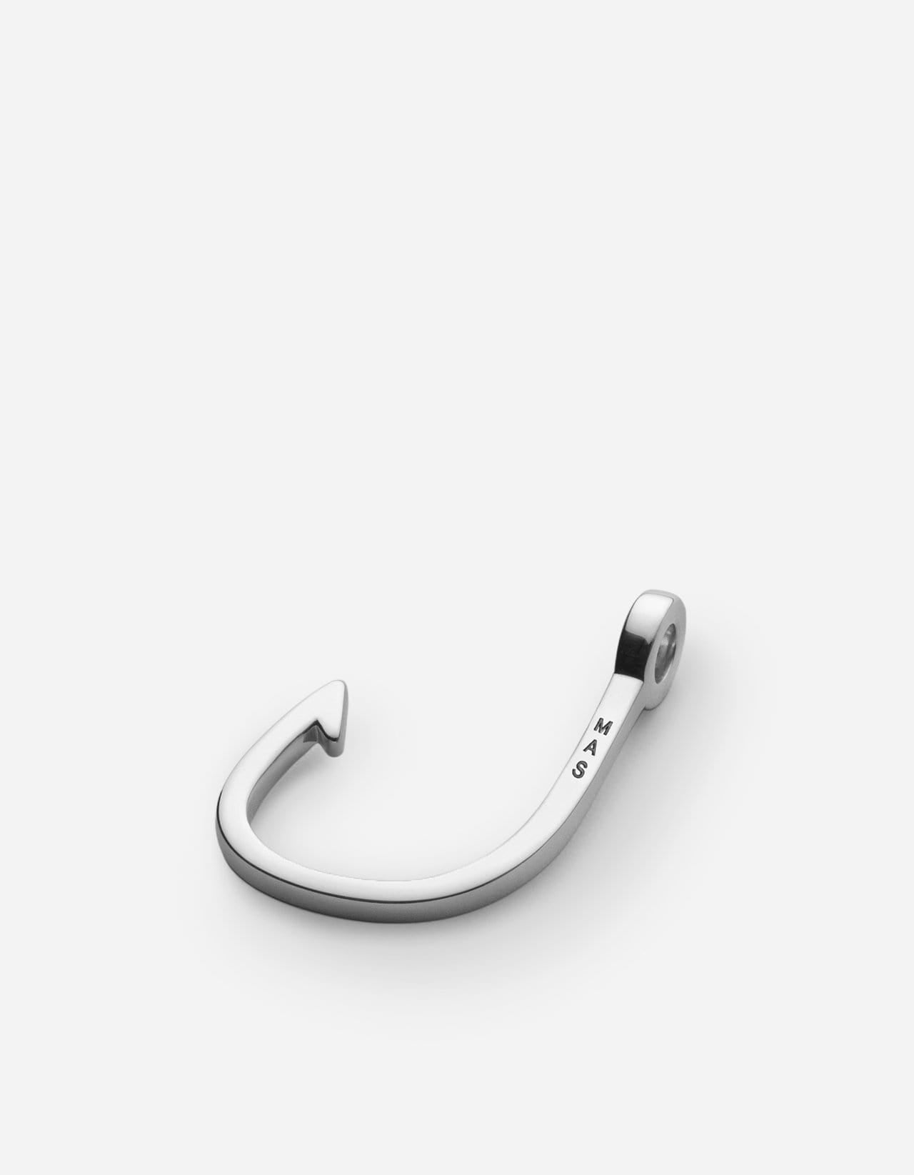 fish hook bracelet silver