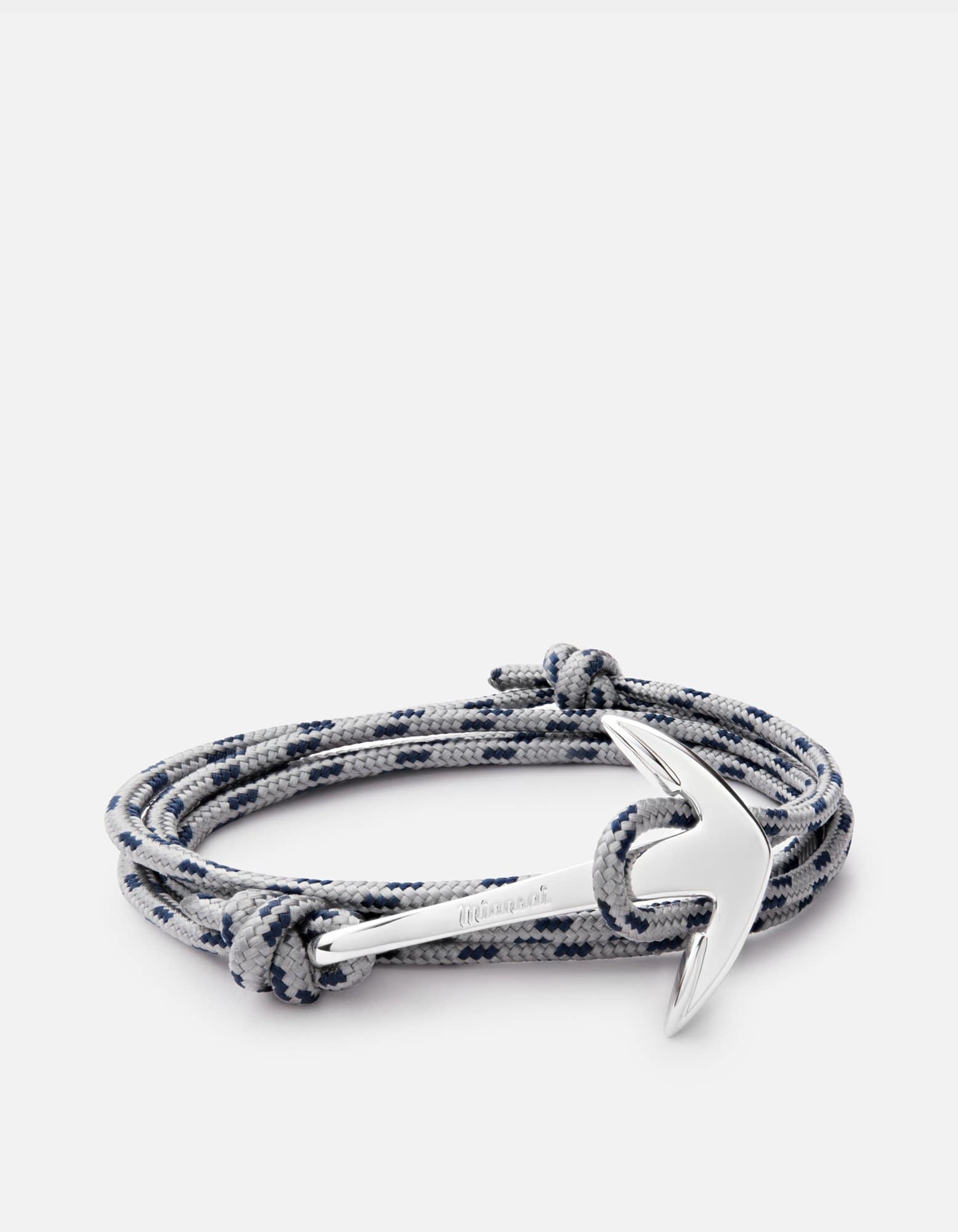 Anchor on Rope, Silver | Men's and Women's Bracelets | Miansai