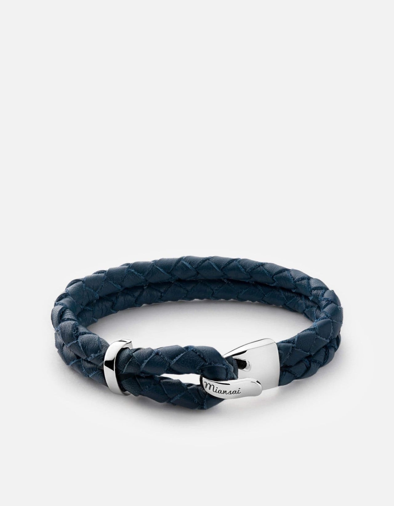 Beacon Leather Bracelet, Sterling Silver | Men's Bracelets | Miansai
