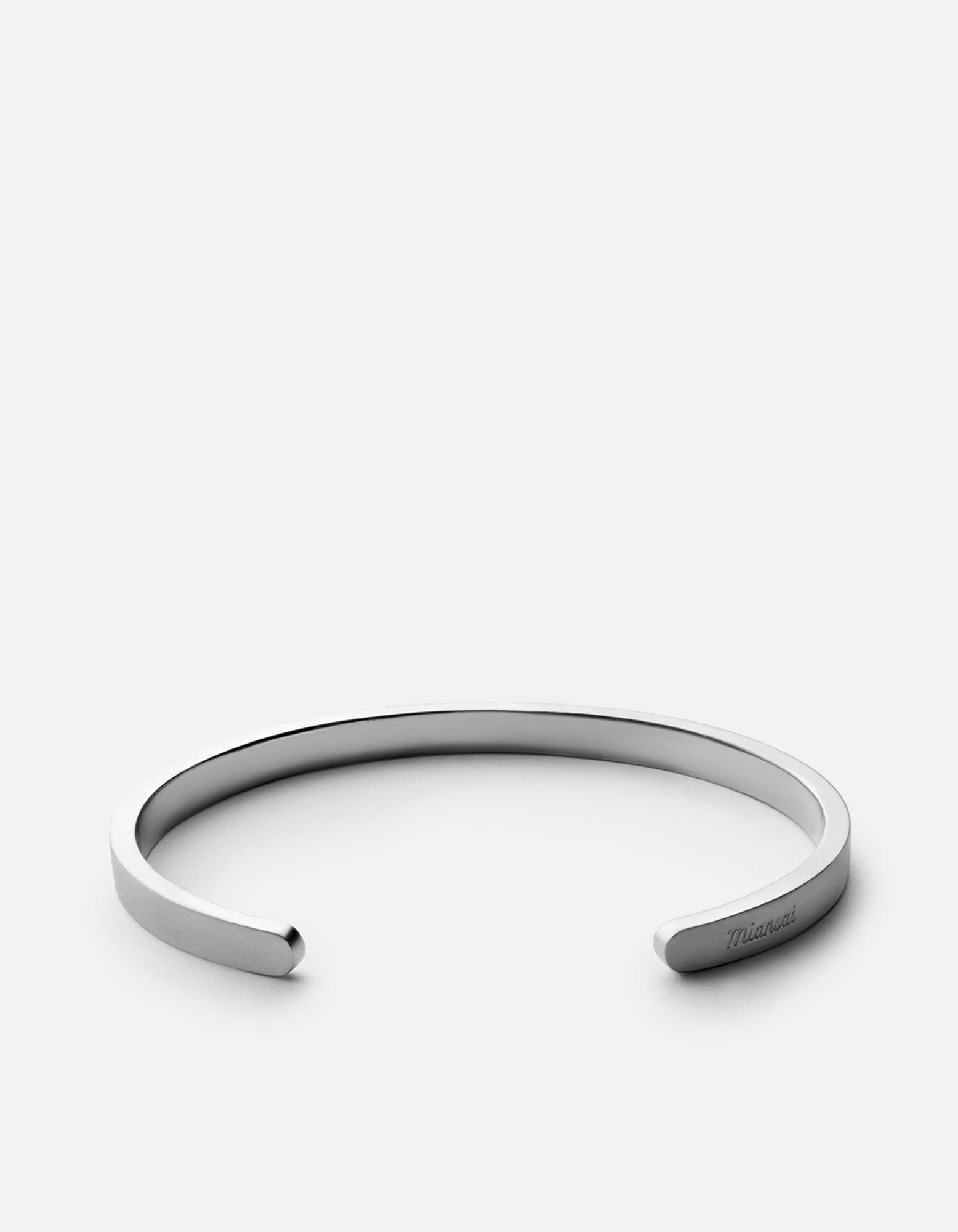 Singular Cuff Bracelet, Sterling Silver | Men's Cuffs | Miansai