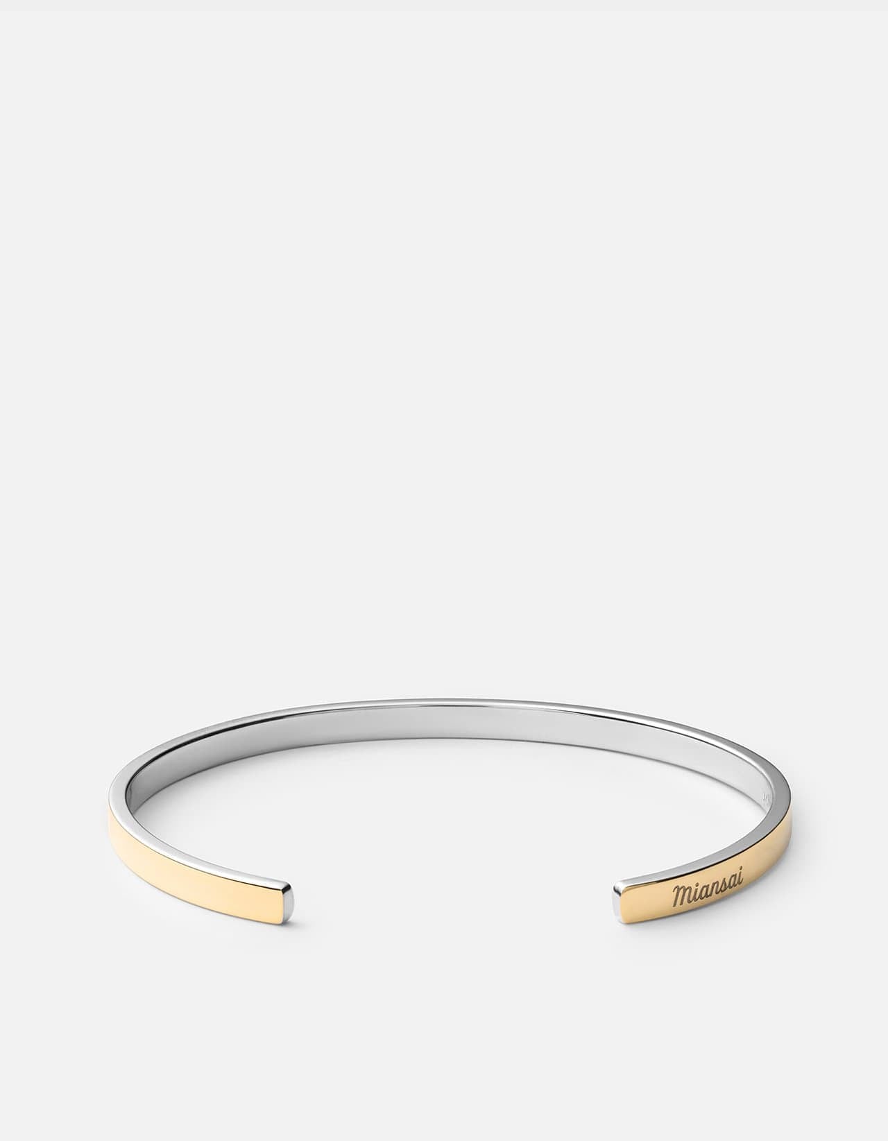 Fusion Cuff Bracelet, Gold/Silver, Polished | Women's Cuffs | Miansai