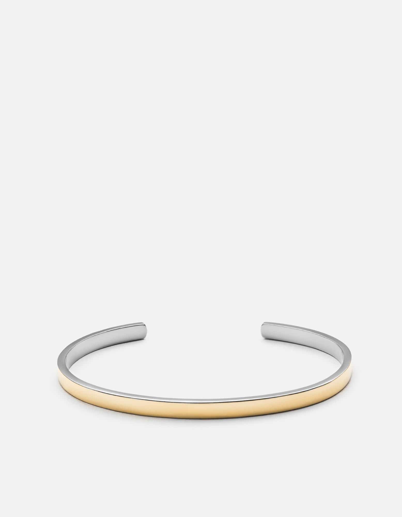 Fusion Cuff Bracelet, Gold/Silver, Polished | Women's Cuffs | Miansai