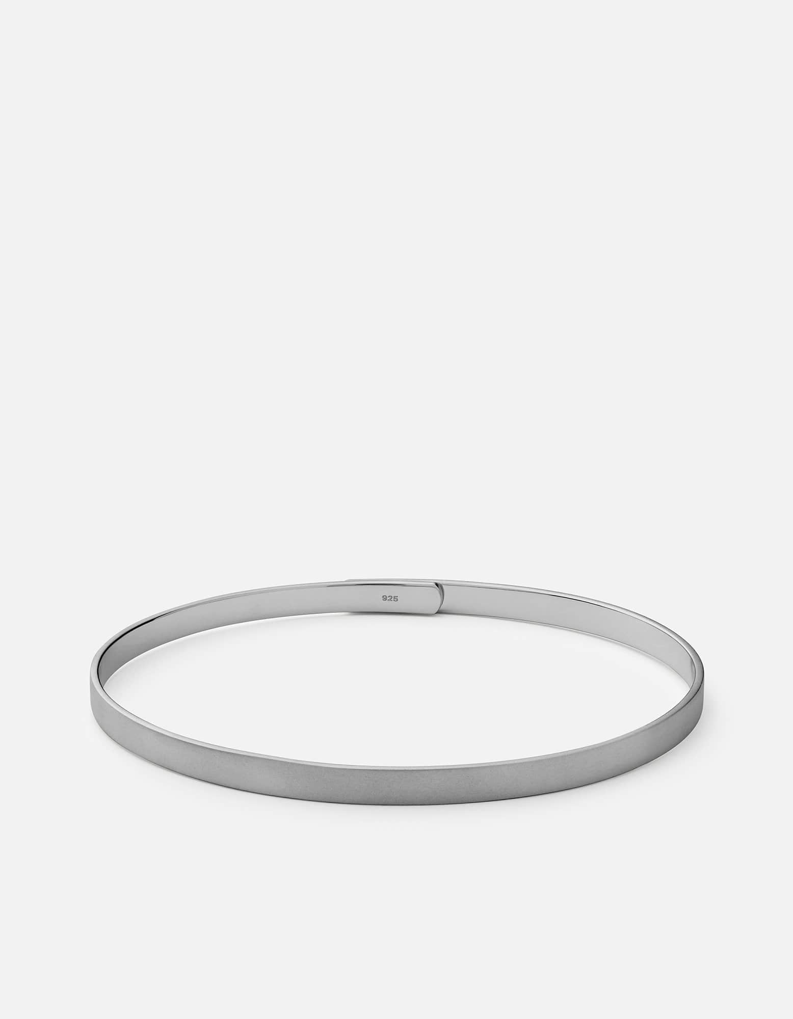 Thin Standard Cuff, Matte Black Rhodium | Men's Cuffs | Miansai