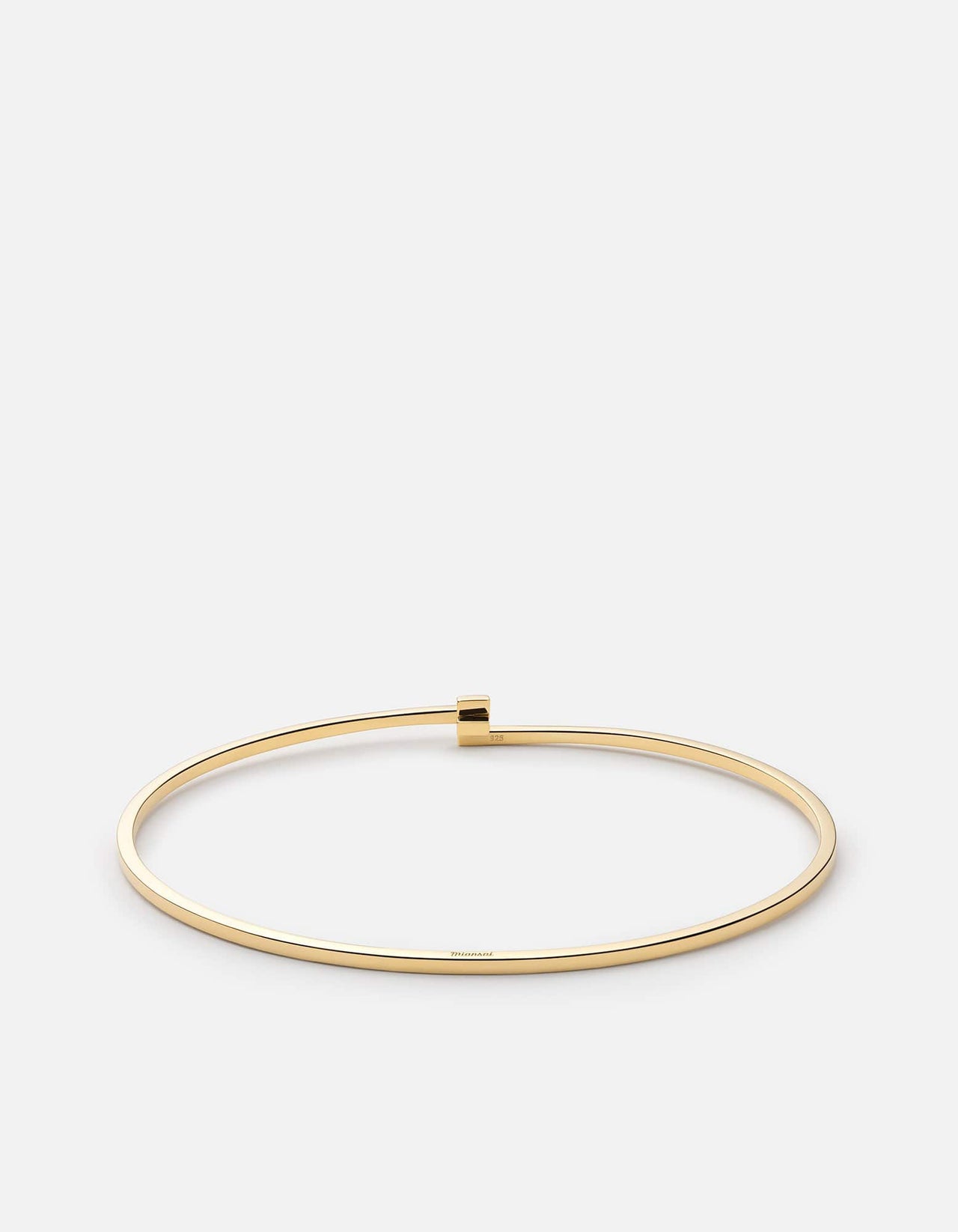 Thin Cubist Cuff, Gold Vermeil | Women's Cuffs | Miansai