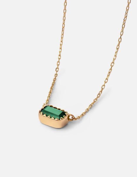 Inari Pendant Necklace, 14k Yellow Gold w/Chalcedony | Women's ...