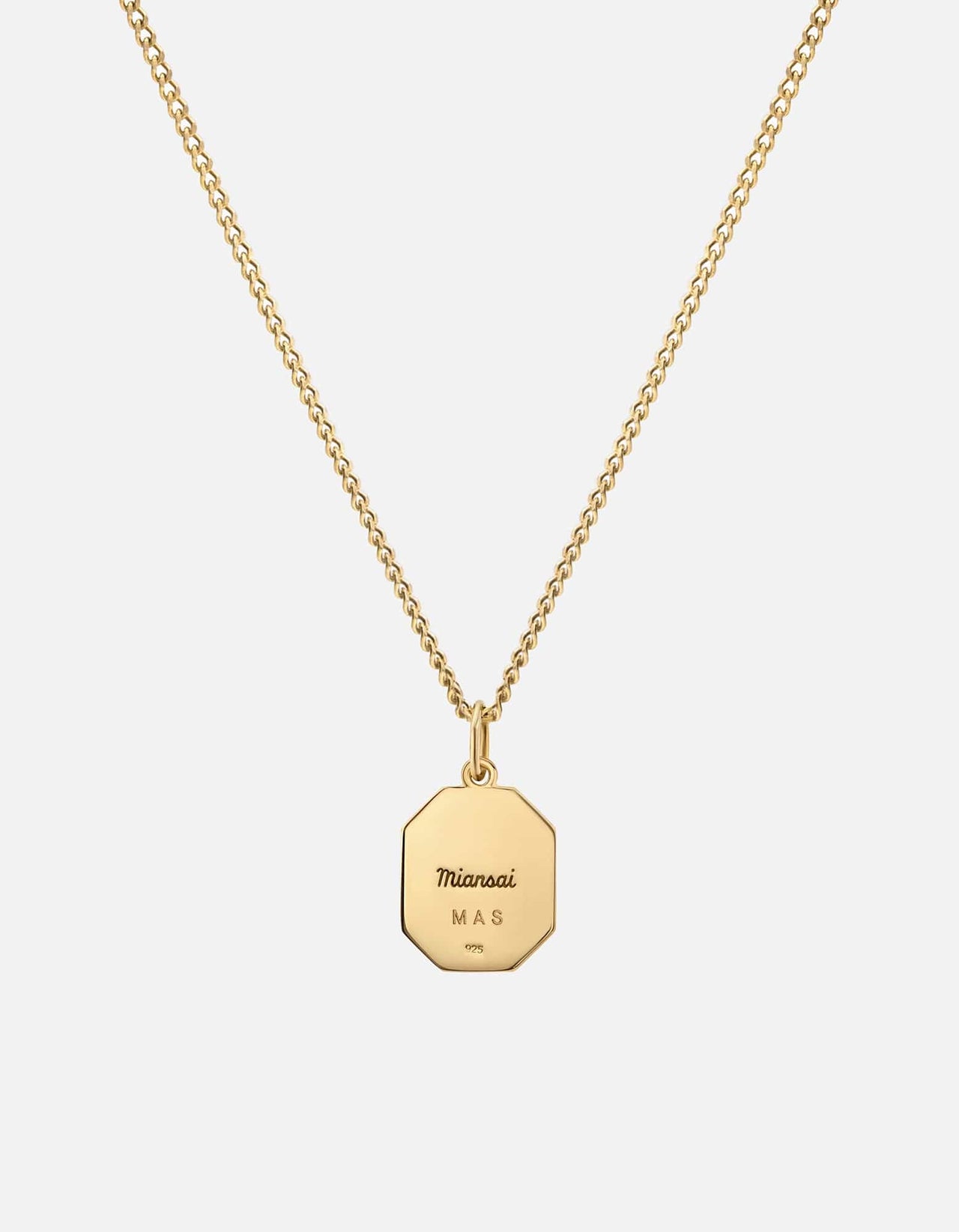 Aquarius Nyle Pendant Necklace, Gold Vermeil | Men's Necklaces | Miansai