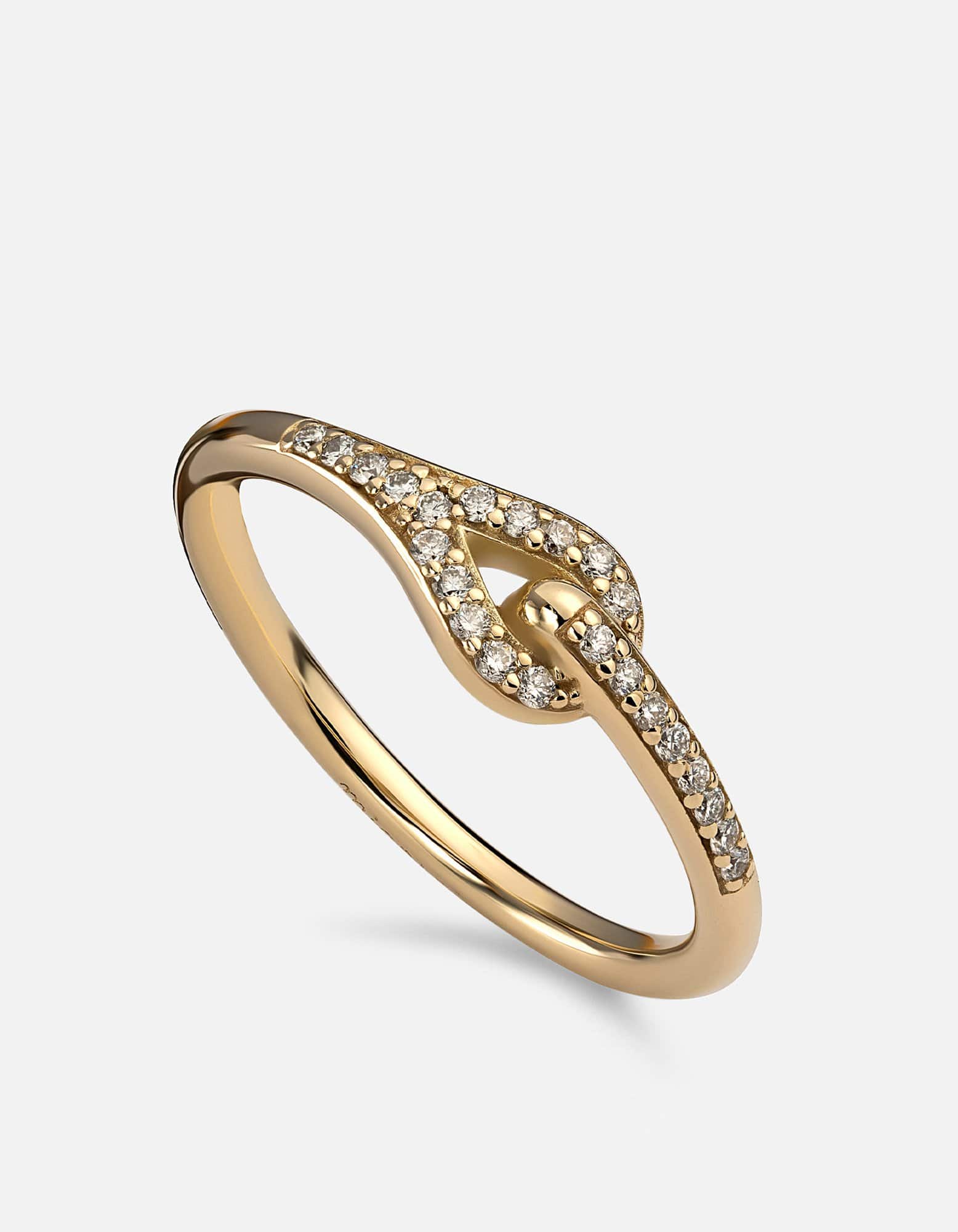 Neo Ring, 14k Gold Pave | Women's Rings | Miansai