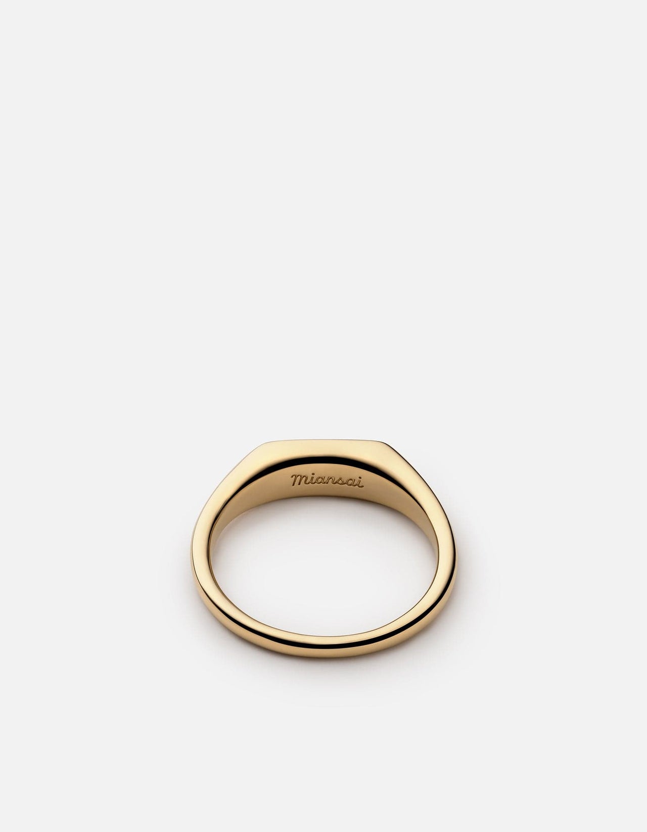 Pax Ring w/Diamond, Gold Vermeil w/Enamel | Men's Rings | Miansai