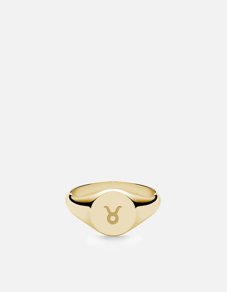 Astro Signet Ring, 14k Yellow Gold | Women's Rings | Miansai